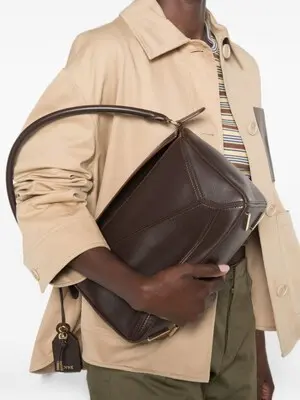 Loewe Puzzle Featherlight Medium Leather Handbag