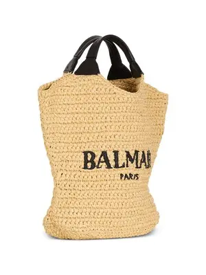 Balmain Crochet Mini Cabas Bag