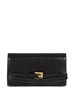 Balmain Shuffle Leather Wallet On Chain