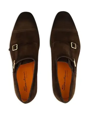 Santoni Double Buckle Loafer