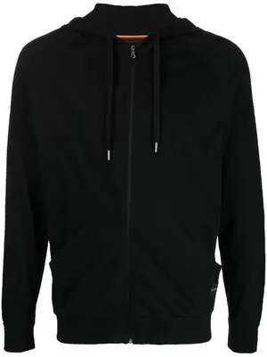Paul Smith Signature Stripe Cotton Hoodie - Black