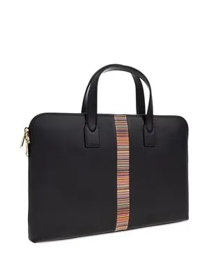 Paul Smith Signature Stripe Leather Handbag