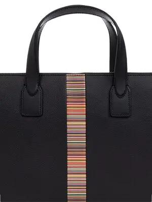 Paul Smith Signature Stripe Leather Handbag