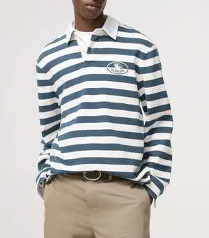 Burberry Cotton Ekd Stamp Rugby Shirt