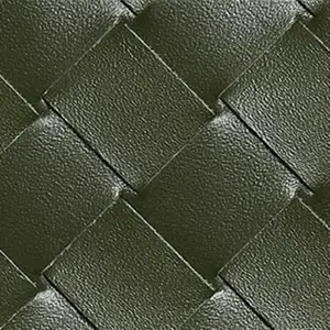 Bottega Veneta Leather Intrecciato Passport Holder - Green