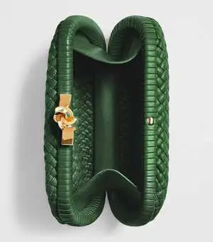 Bottega Veneta Leather Knot Minaudiere Clutch Bag