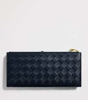 Bottega Veneta Leather Andiamo Bifold Wallet