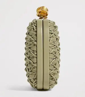 Bottega Veneta Leather Knot Minaudiere Clutch Bag