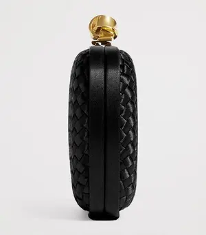 Bottega Veneta Satin Knot Minaudiere Clutch Bag