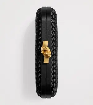 Bottega Veneta Satin Knot Minaudiere Clutch Bag