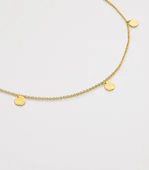 Monica Vinader Vermeil Siren Muse Station Chain Bracelet - Gold
