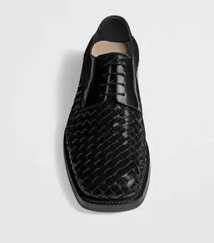 Bottega Veneta Leather Smashed Lace-up Shoes