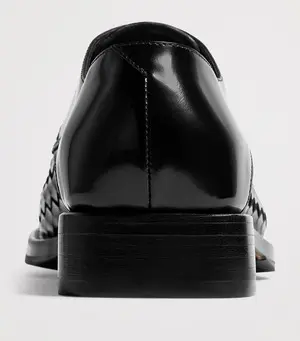 Bottega Veneta Leather Smashed Lace-up Shoes