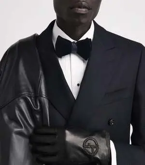 Giorgio Armani Velvet Bow Tie