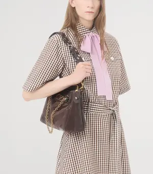 Valentino Garavani Cotton Check Mini Dress