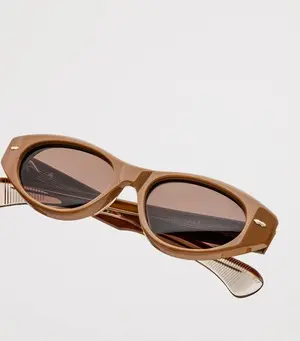 JACQUES MARIE MAGE Krasner Oval Sunglasses