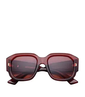 JACQUES MARIE MAGE Lacy Square Sunglasses