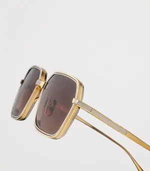 JACQUES MARIE MAGE Titanium Admiral Sunglasses