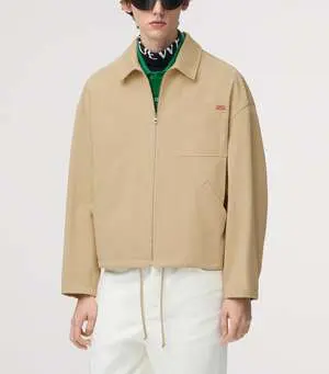 Loewe Canvas Zip-up Jacket - Beige