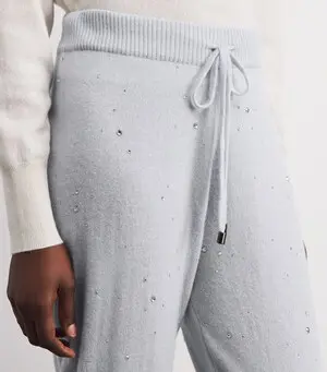 WILLIAM SHARP Cashmere Crystal-embellished Sweatpants