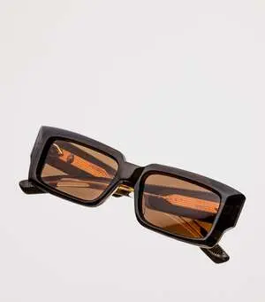 JACQUES MARIE MAGE Quant Rectangle Sunglasses