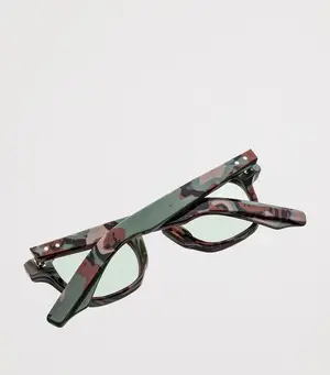 JACQUES MARIE MAGE Zephirin Round Frame Sunglasses