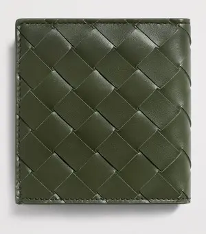 Bottega Veneta Slim Leather Intrecciato Bifold Wallet