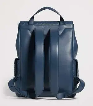 Bottega Veneta Leather Intrecciato Backpack