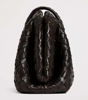 Bottega Veneta Small Leather Lauren 1980 Clutch Bag - Brown
