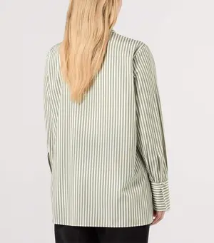 Marina Rinaldi Striped Cotton Shirt