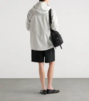 Prada Technical Fabric Hooded Jacket