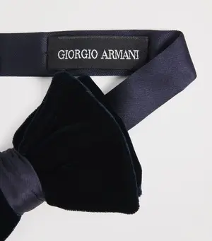 Giorgio Armani Velvet Bow Tie