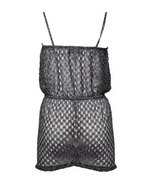 Missoni Spiderweb Motif Short Jumpsuit