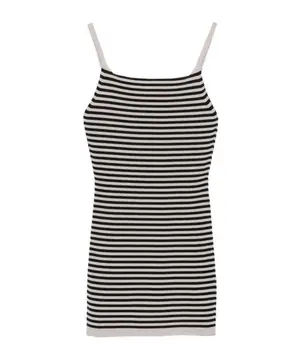 Gimaguas Striped Suspender Mini Dress