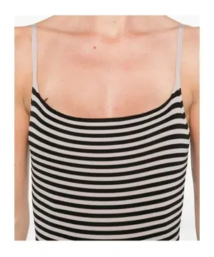 Gimaguas Striped Suspender Mini Dress