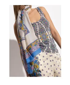 Etro Floral Patterned Scarf