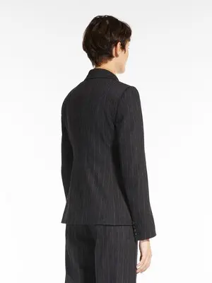 Max Mara Pinstriped Double-breasted Blazer