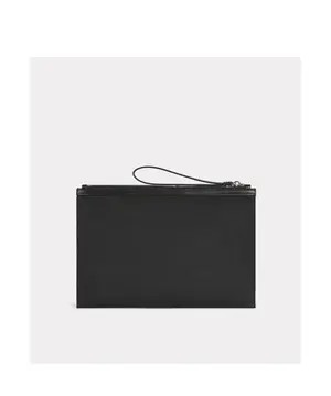 Kenzo Varsity Zipped Clutch Bag With Tiger Pattern