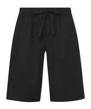 Dolce & Gabbana Dg Cotton Bermuda Shorts - Black