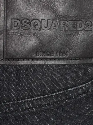 Dsquared2 Distressed Logo Patch Jeans