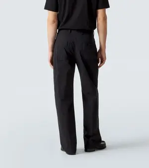 Dries Van Noten Cotton Straight Pants