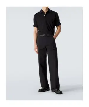 Dries Van Noten Cotton Straight Pants