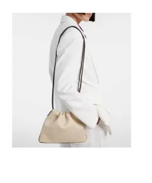 Brunello Cucinelli Mini Canvas Crossbody Bag