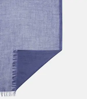 Brunello Cucinelli Cashmere And Silk Scarf