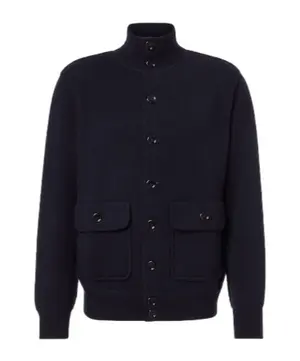 ALLUDE Knitted Cardigan - Black