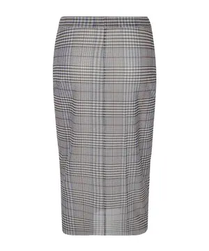 THE FRANKIE SHOP Plaid Midi Skirt