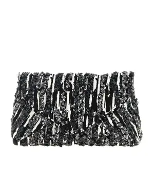 Dries Van Noten W.l. Sequin Embellished Clutch Bag - Black