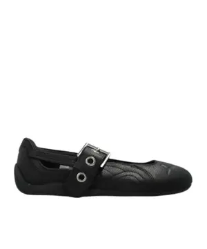 PUMA Round-toed Ballet Shoes - Black