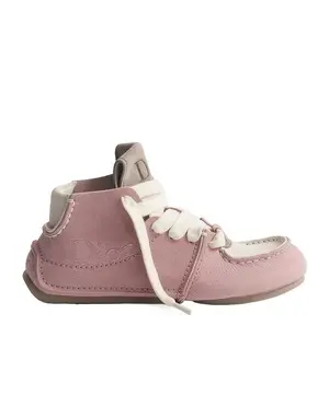 Dior Roadie Lace-up Boot - Soft Pink