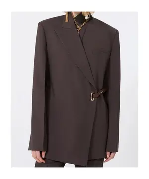 Sportmax Belted Wrap-style Blazer